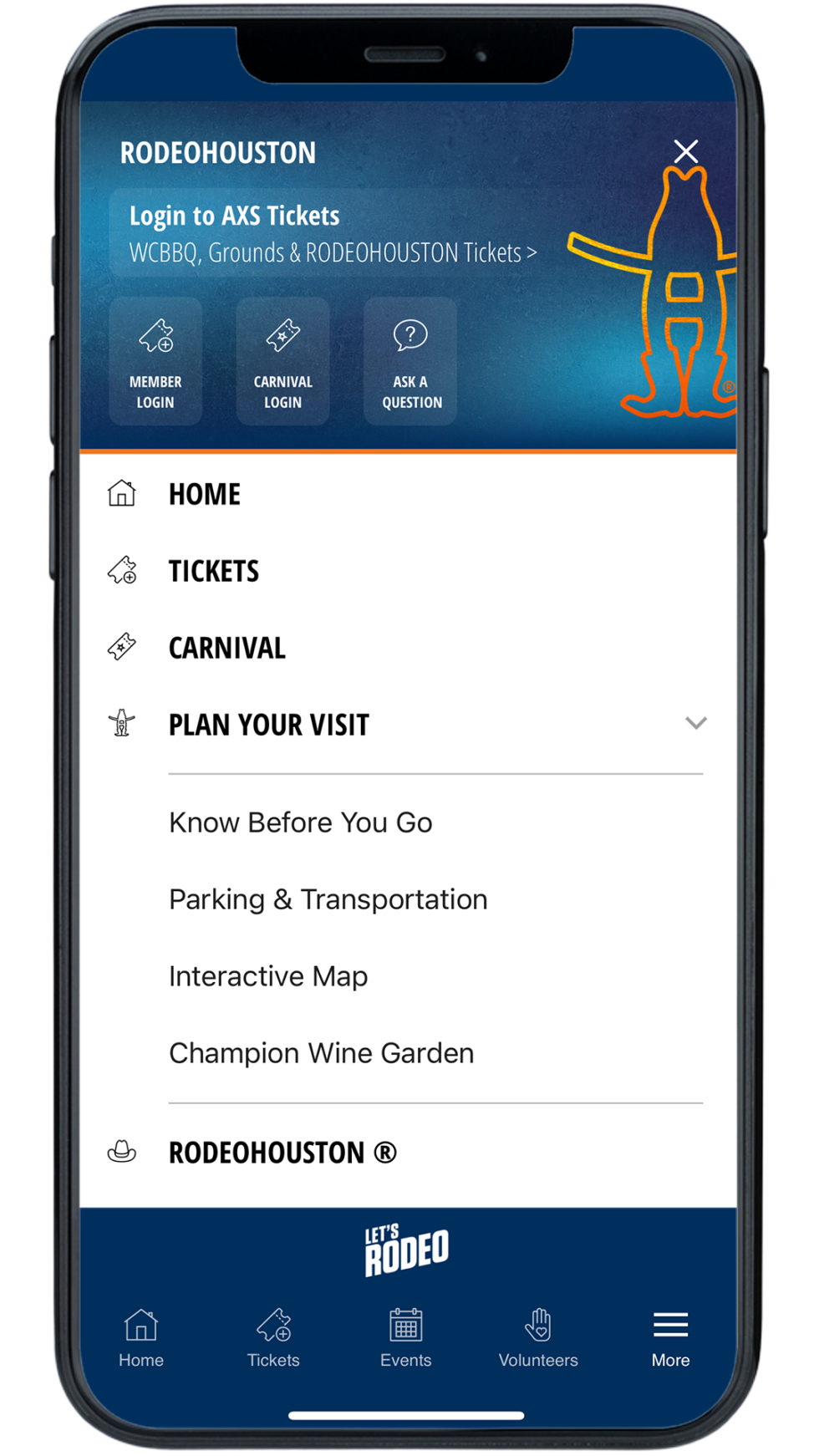 App | Houston Livestock Show and Rodeo