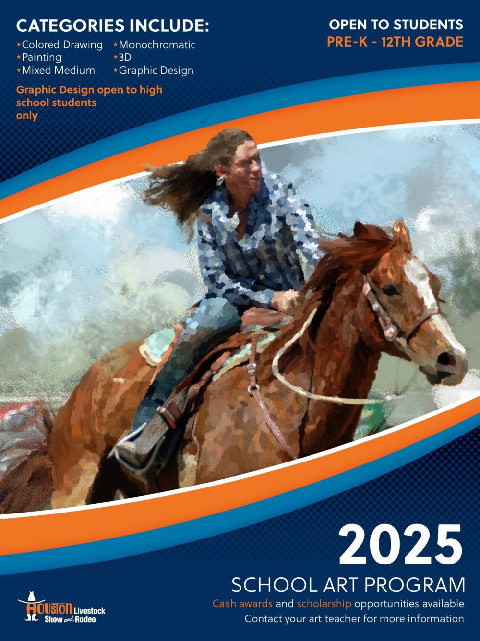 2024 Graphic Design Poster Contest results | Houston Livestock Show and ...