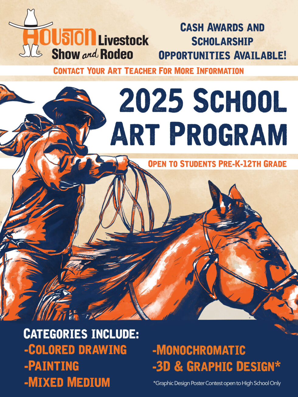 2024 Graphic Design Poster Contest results | Houston Livestock Show and ...