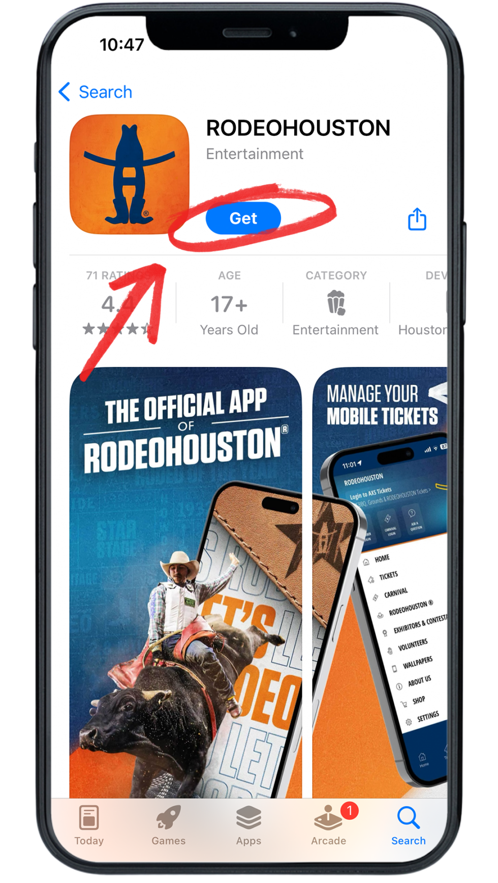 Mobile Ticket Guide | Houston Livestock Show and Rodeo