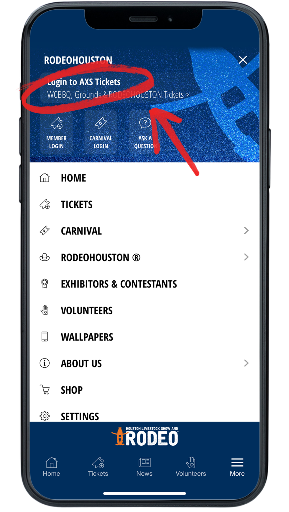 Mobile Ticket Guide - Houston Livestock Show and Rodeo