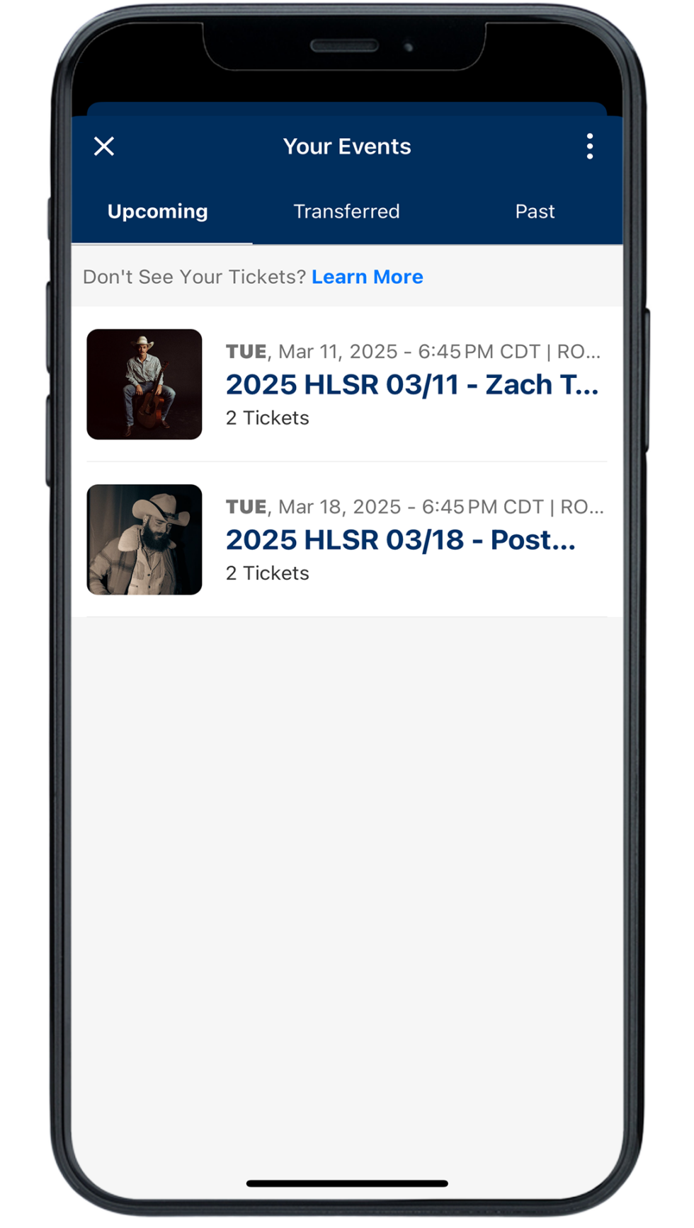 Mobile Ticket Guide - Houston Livestock Show and Rodeo