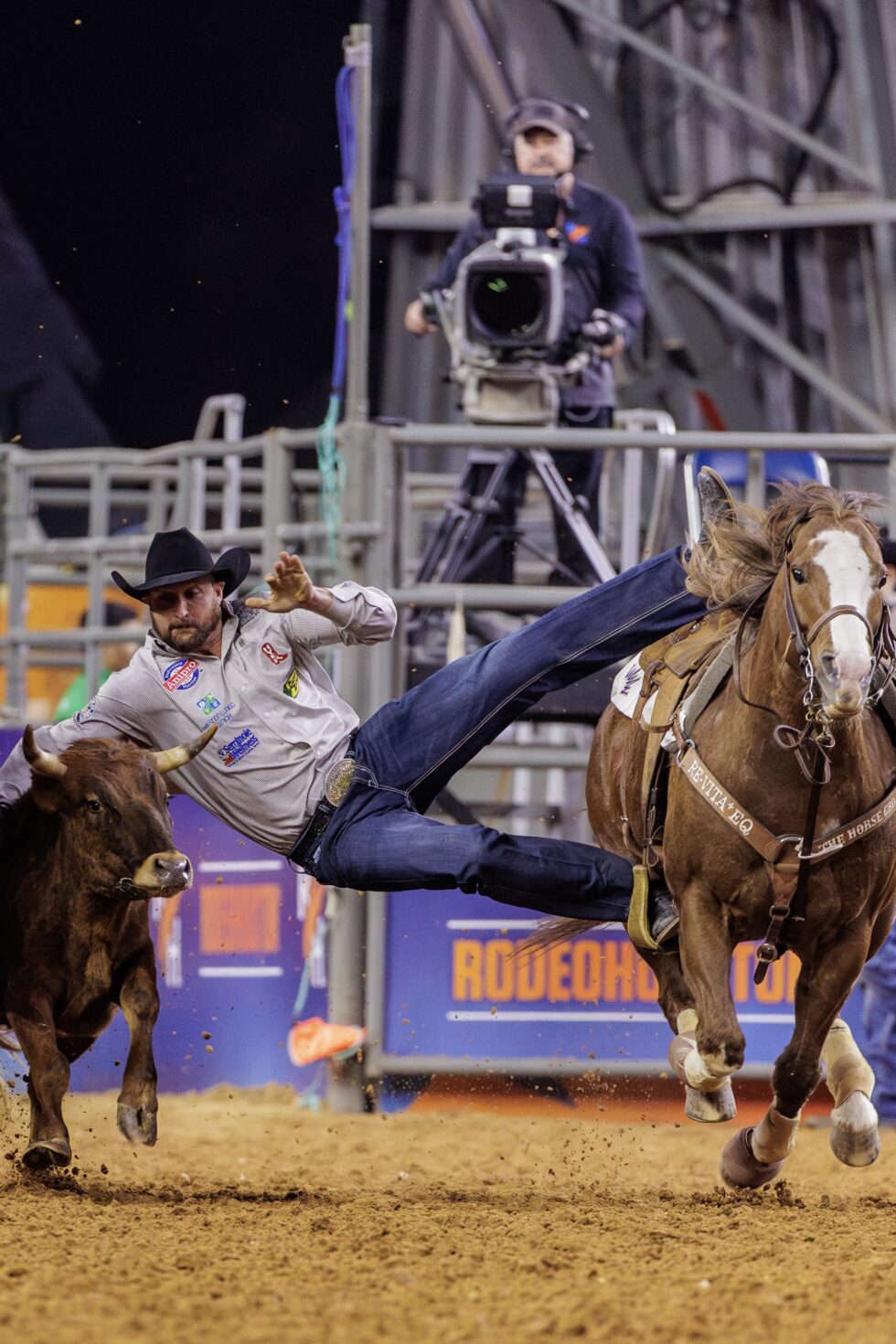 Advancements | Steer Wrestling - Houston Livestock Show and Rodeo