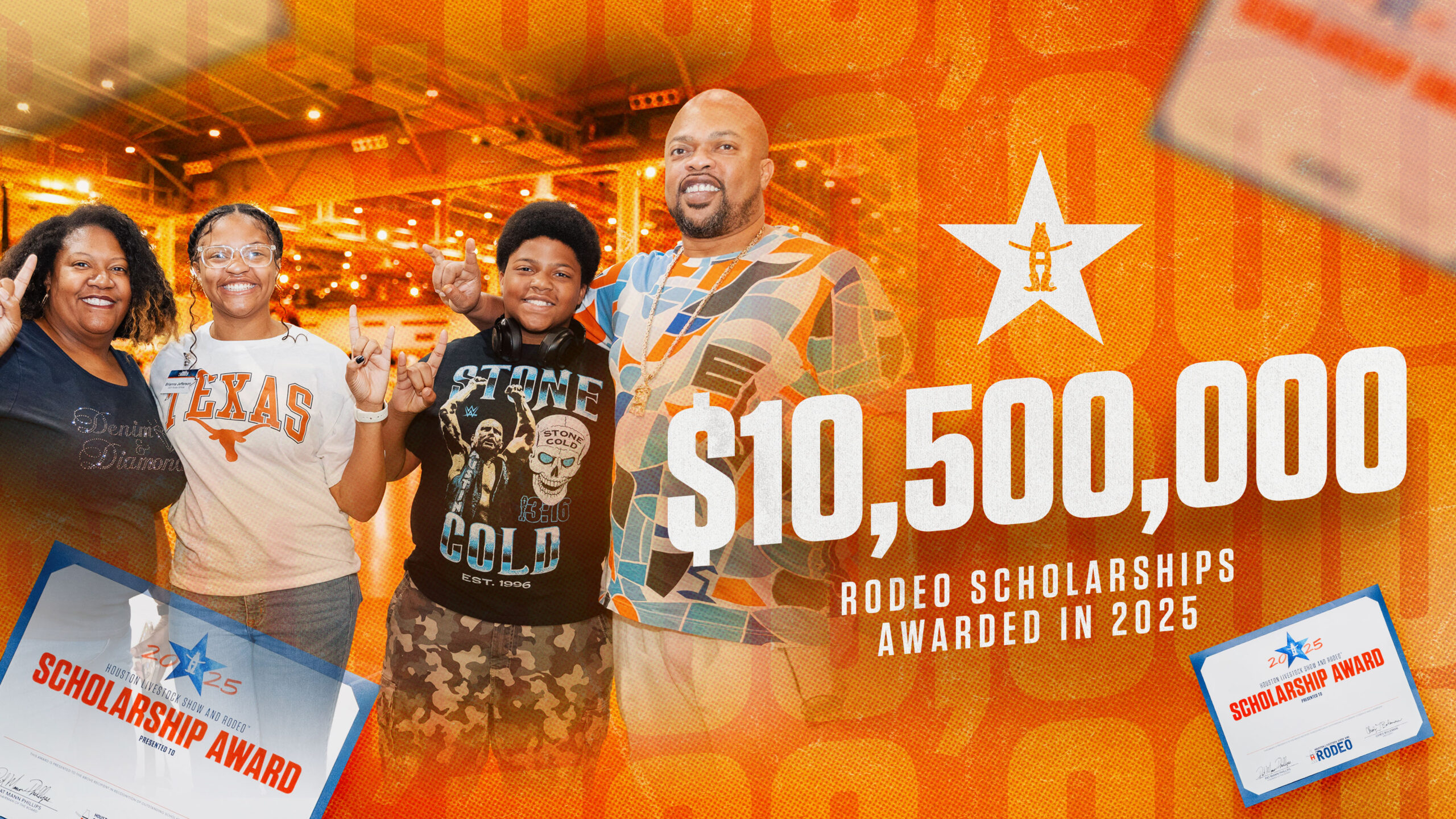 Rodeo awards a record $10.5 million in scholarships to largest-ever ...